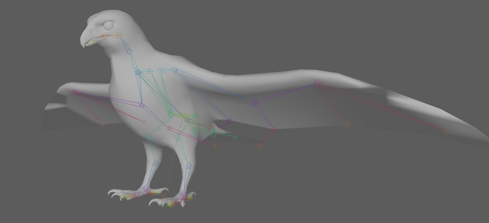 3D Falcon Bird - TurboSquid 2300584