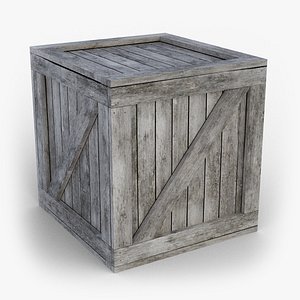 3d Wooden Crate