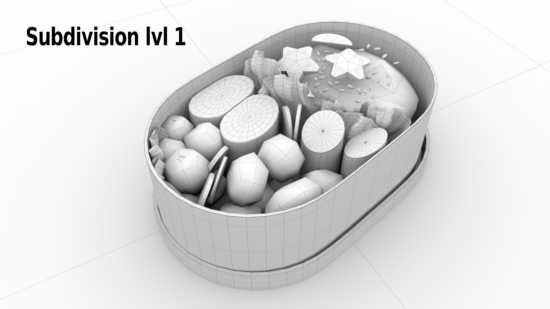 3D Bento Box Model - TurboSquid 1644418