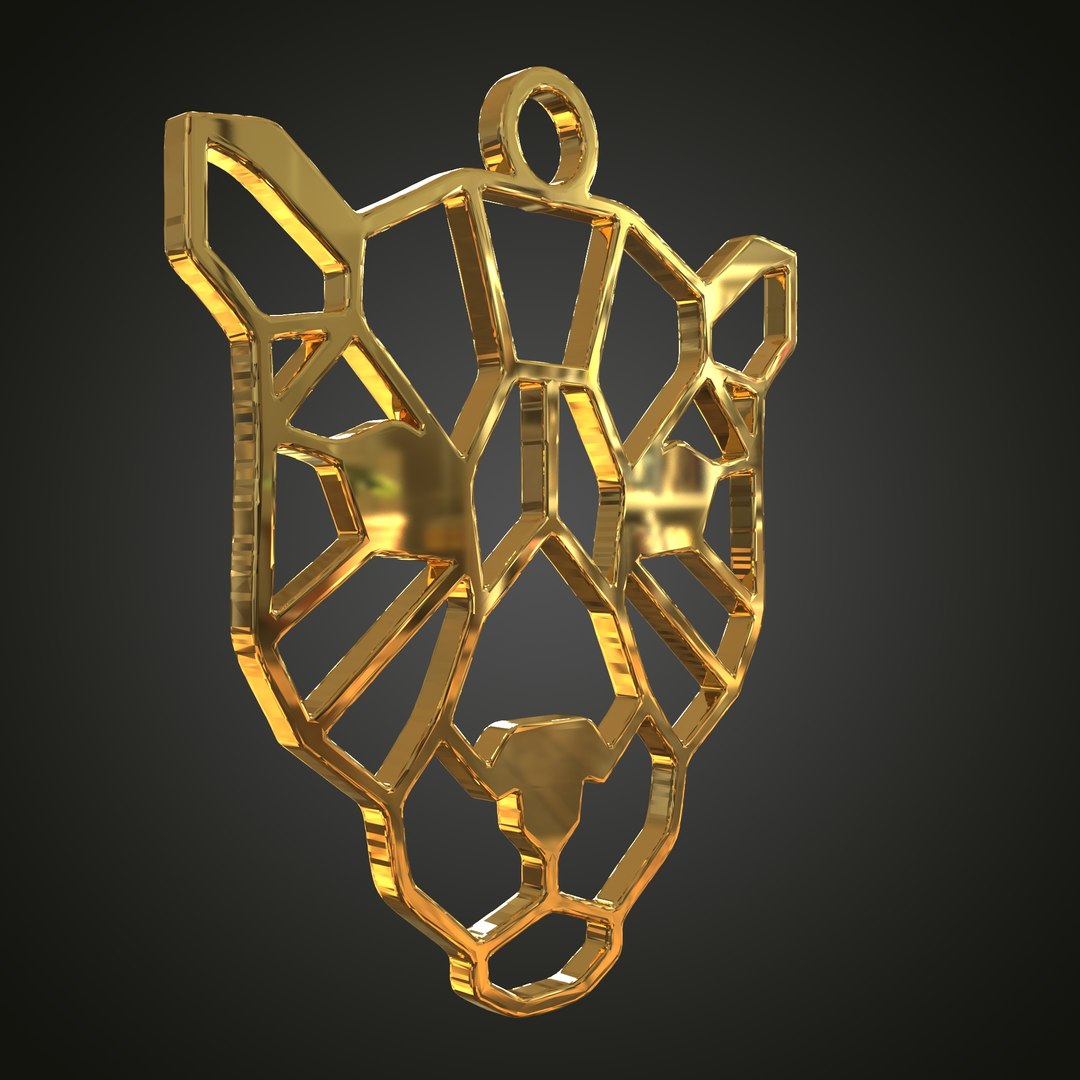 Linear Panther Pendant 3D Model - TurboSquid 1909890