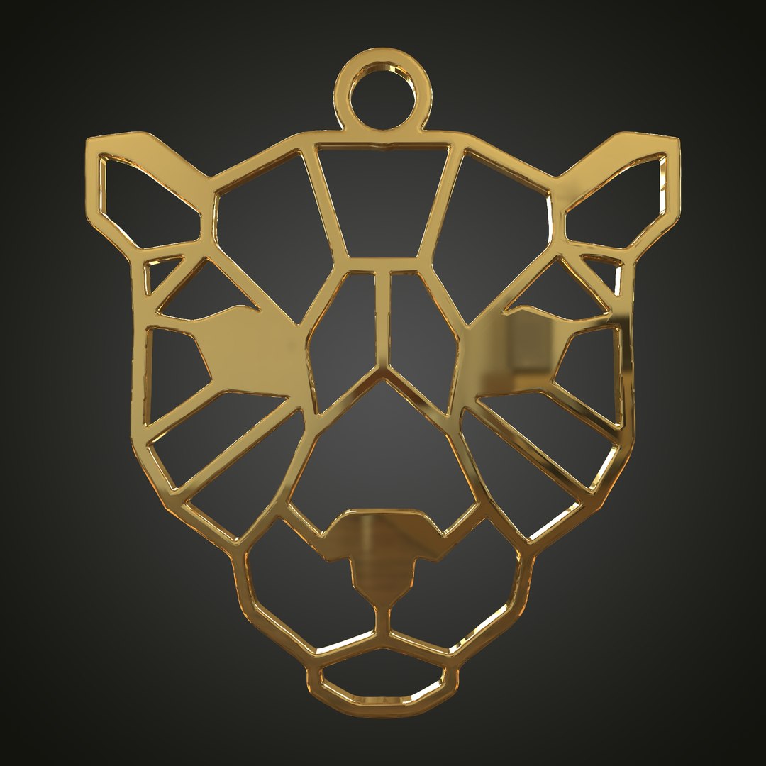 Linear Panther Pendant 3D Model - TurboSquid 1909890