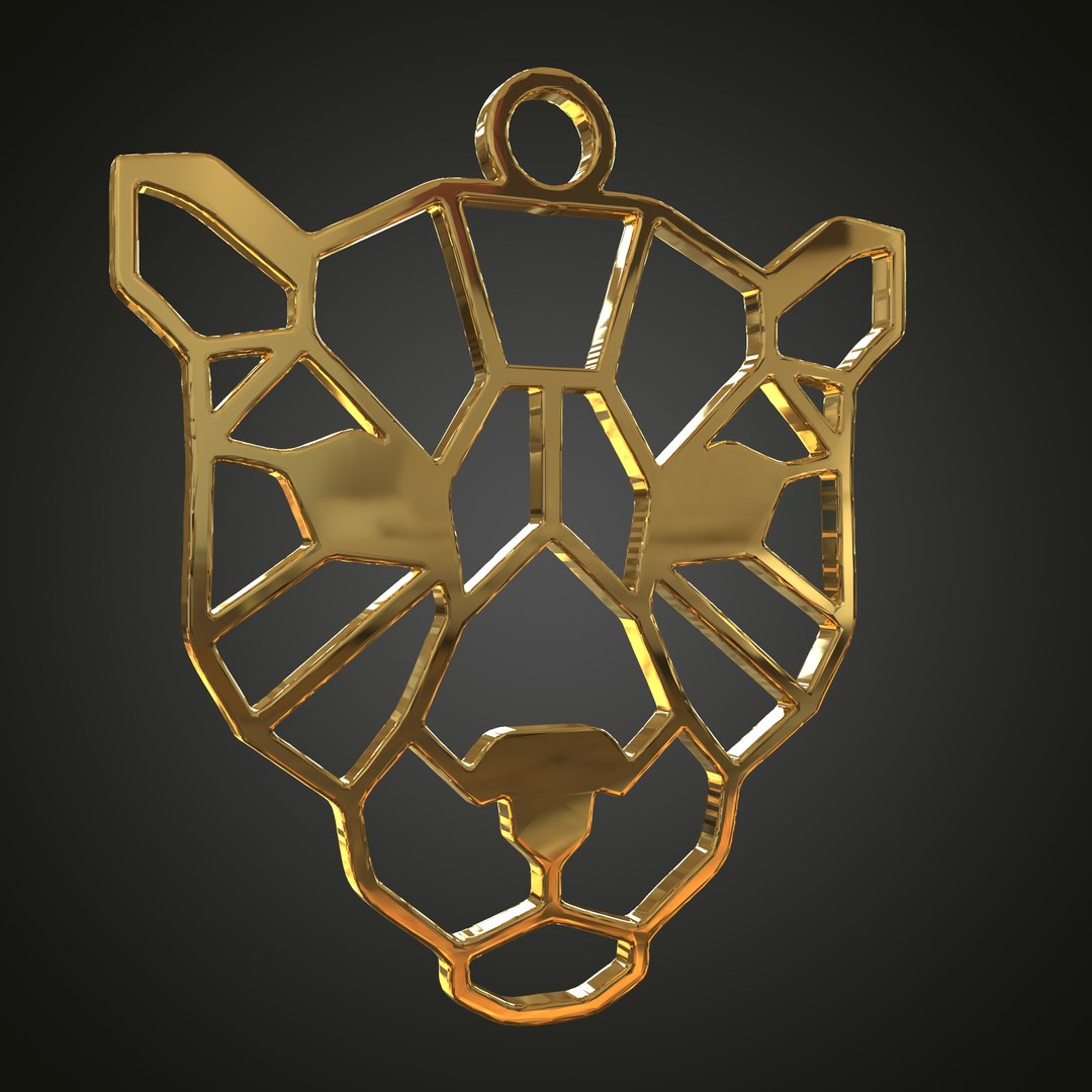 Linear Panther Pendant 3D Model - TurboSquid 1909890