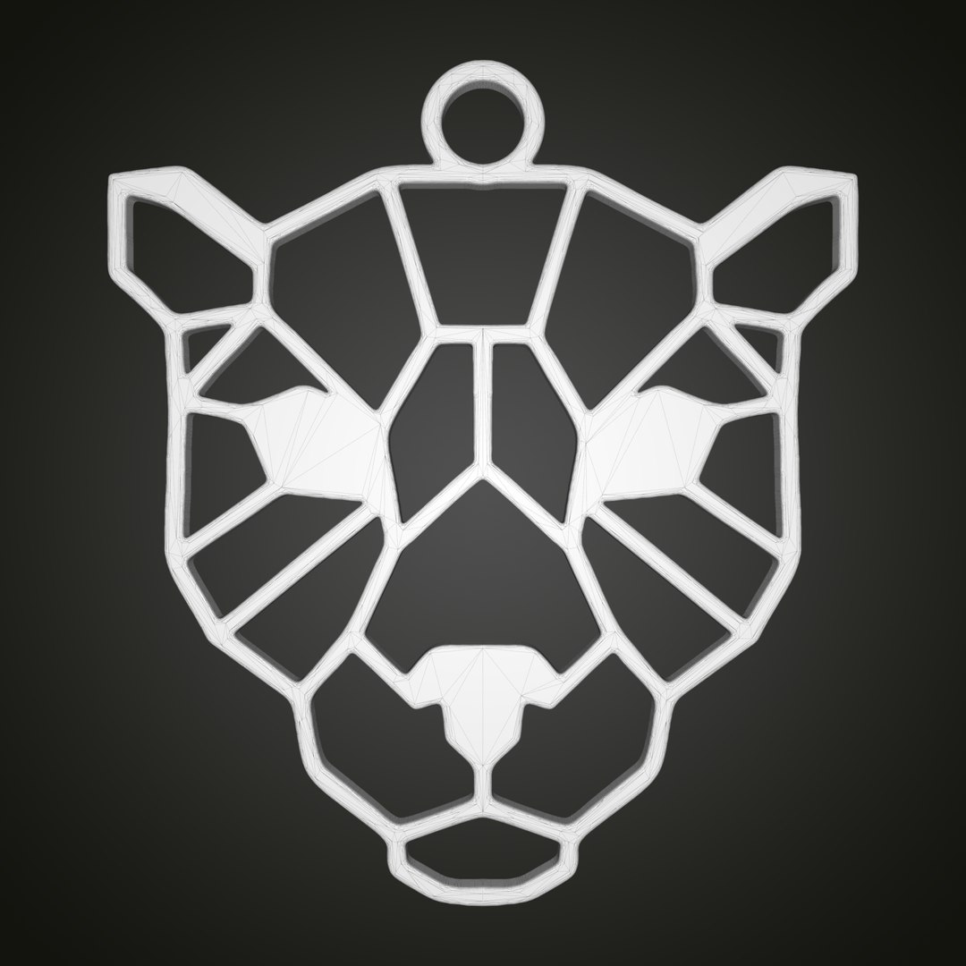 Linear Panther Pendant 3D Model - TurboSquid 1909890