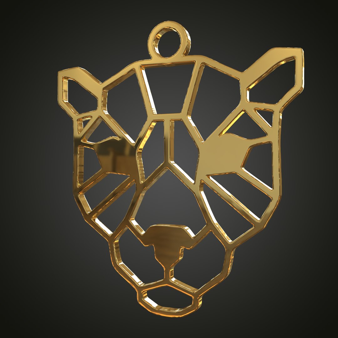 Linear Panther Pendant 3D Model - TurboSquid 1909890