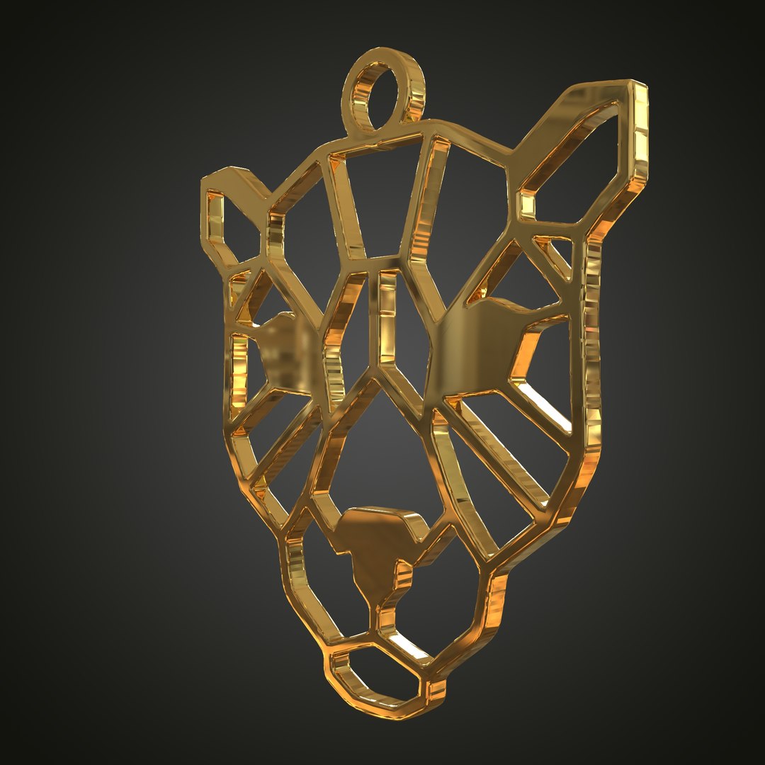 Linear Panther Pendant 3D Model - TurboSquid 1909890