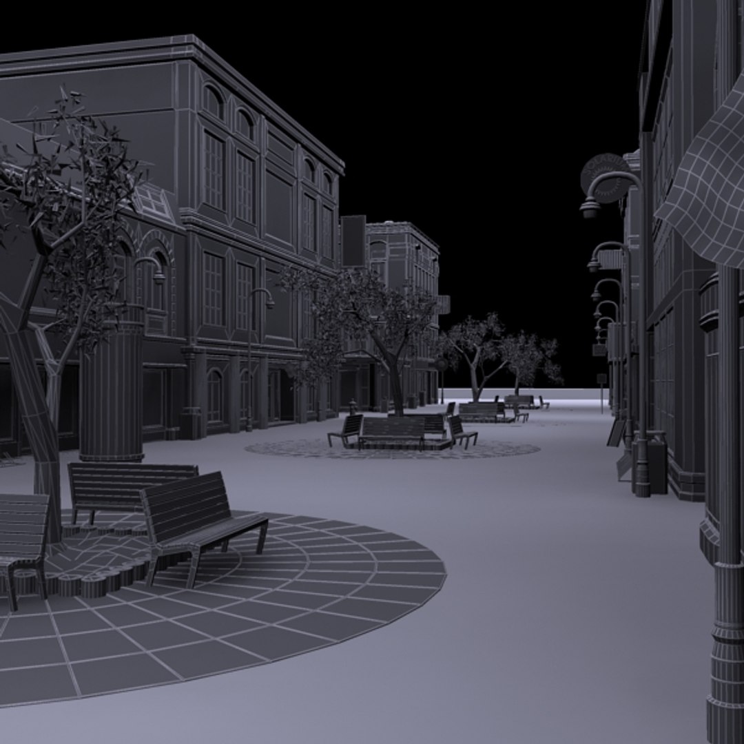 3d Shopping Street