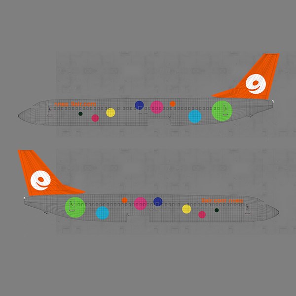 modelo 3d Boeing 737-8 MAX 9 AIR L1329 - TurboSquid 1707708