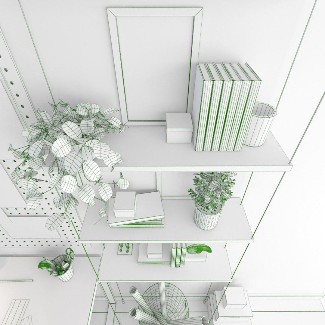 Light Flowers Table 3D Model - TurboSquid 1197510