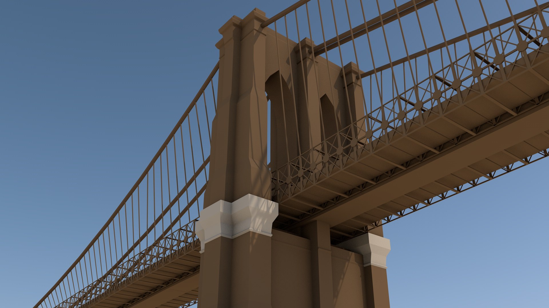 Brooklyn Bridge 3D Model - TurboSquid 2222672
