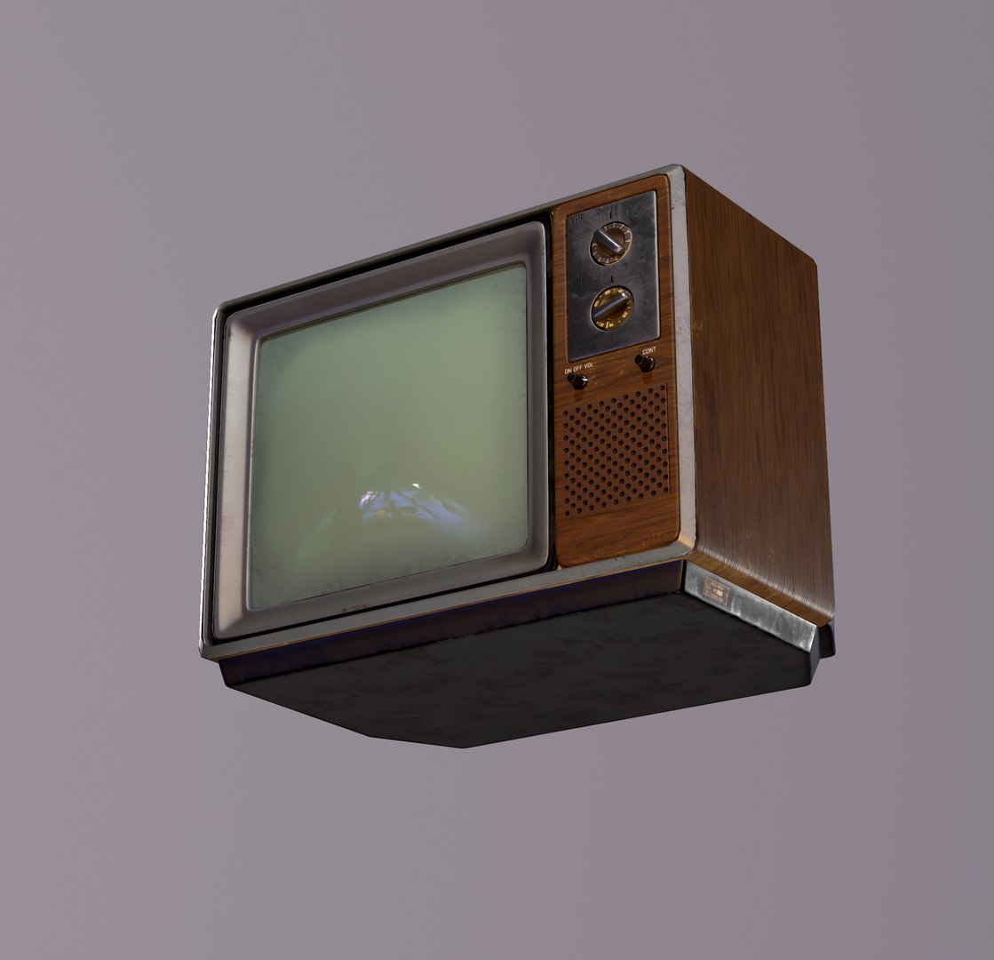 3D Old Retro TV - TurboSquid 1990993