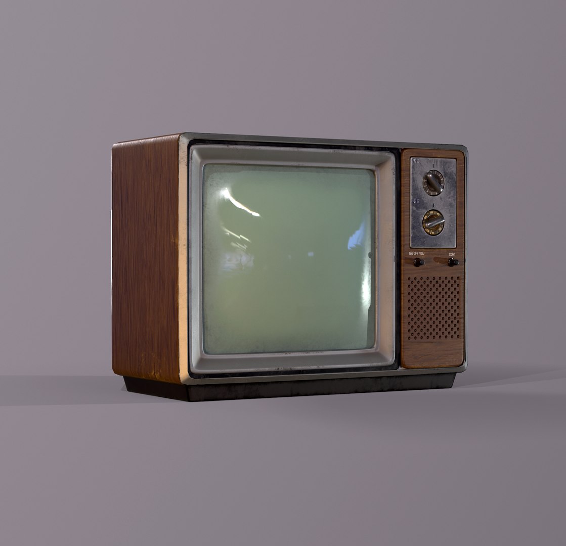 3D Old Retro TV - TurboSquid 1990993