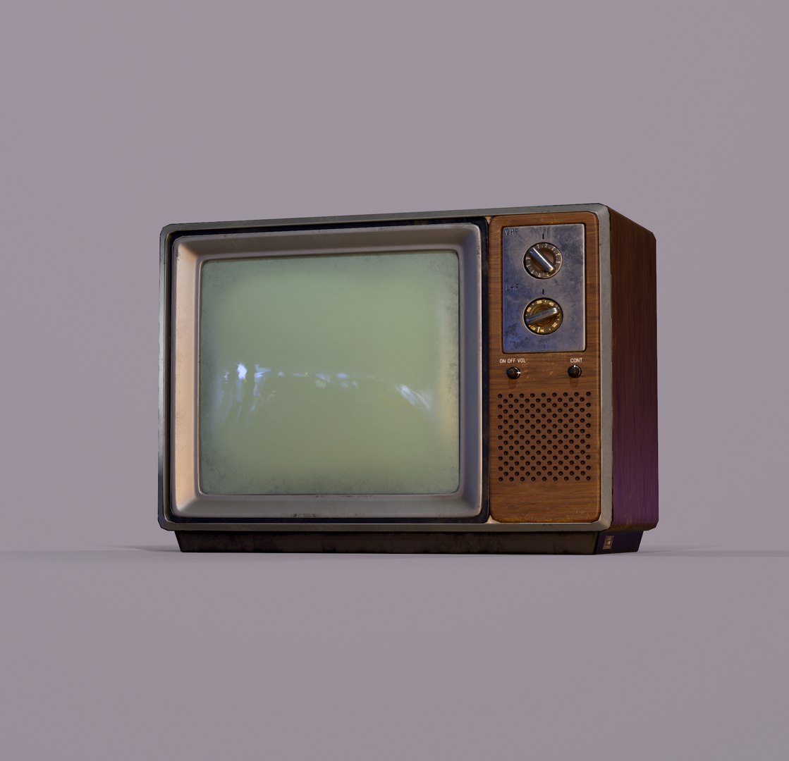 3D Old Retro TV - TurboSquid 1990993