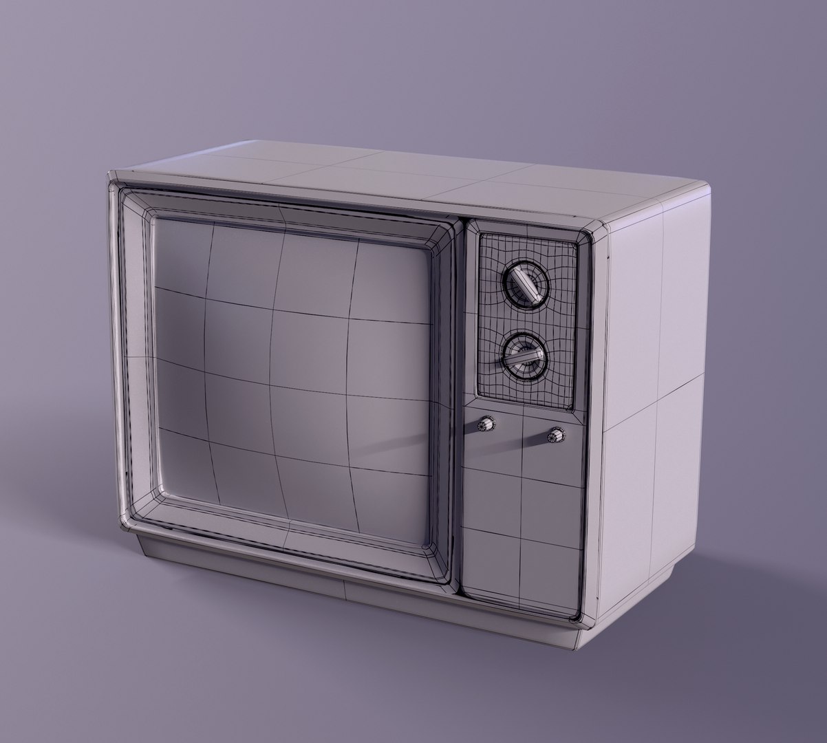 3D Old Retro TV - TurboSquid 1990993