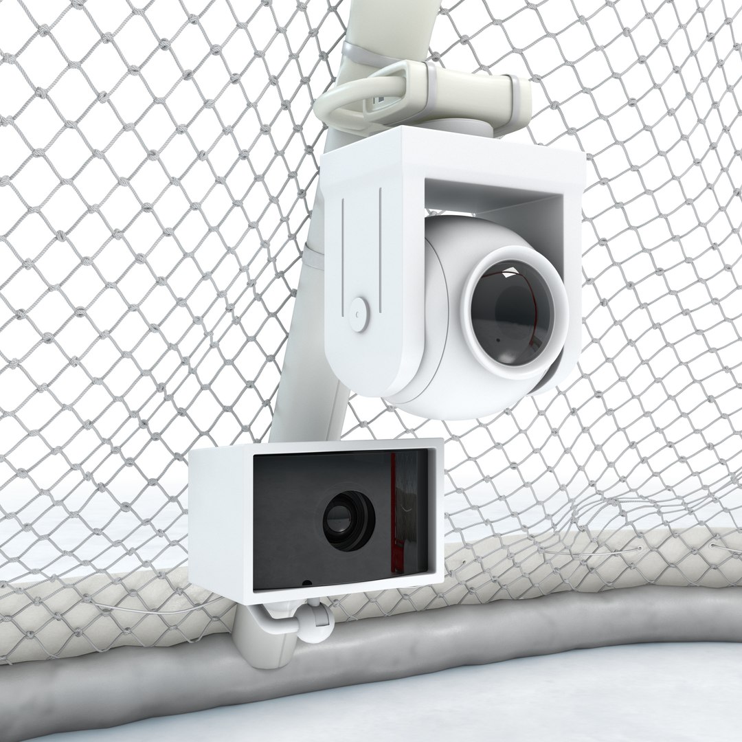 Hockey Goal with puck hitting net animation 3D model - TurboSquid 1886935