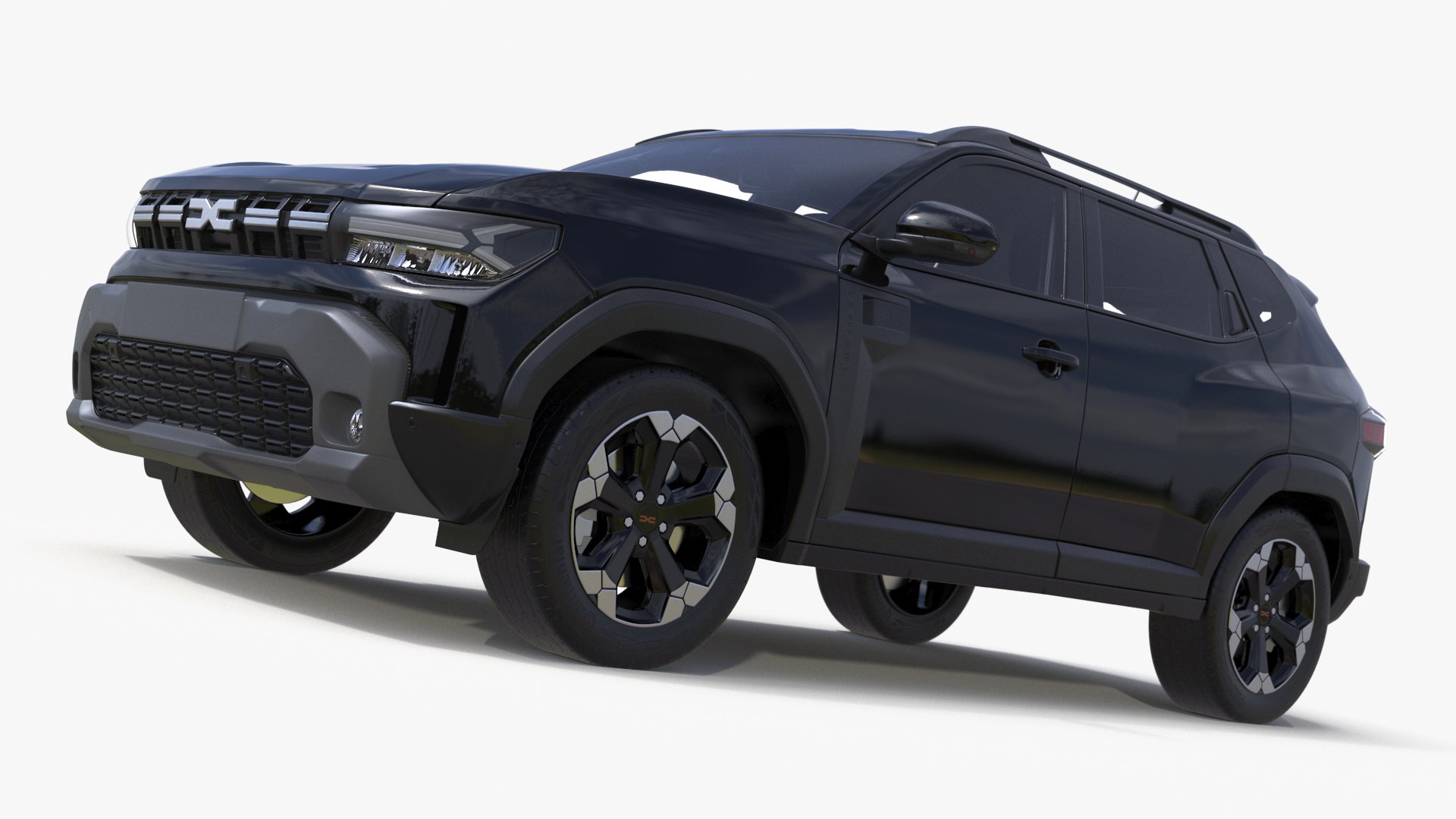 Dacia Duster 2024 Crossover Simplified Black 3D Model - TurboSquid 2295917