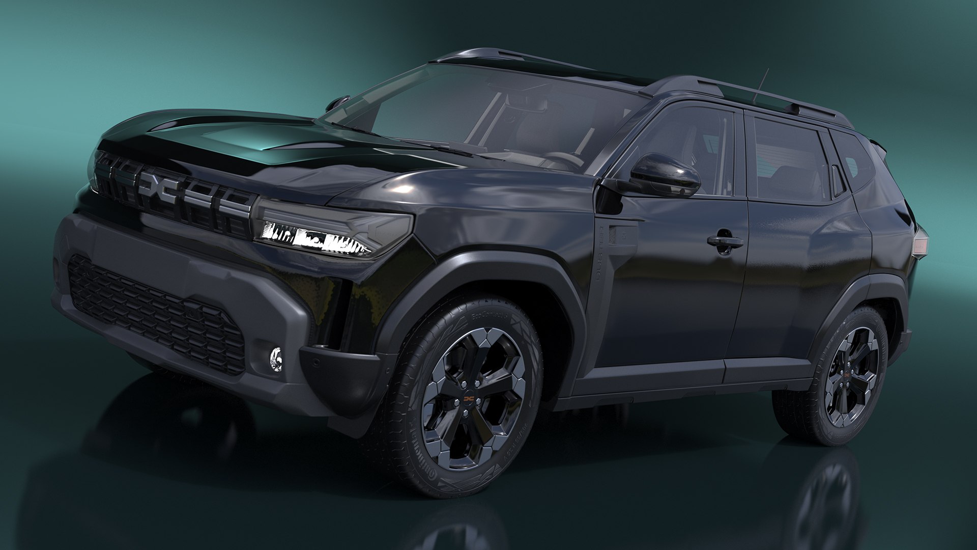 Dacia Duster 2024 Crossover Simplified Black 3D Model - TurboSquid 2295917