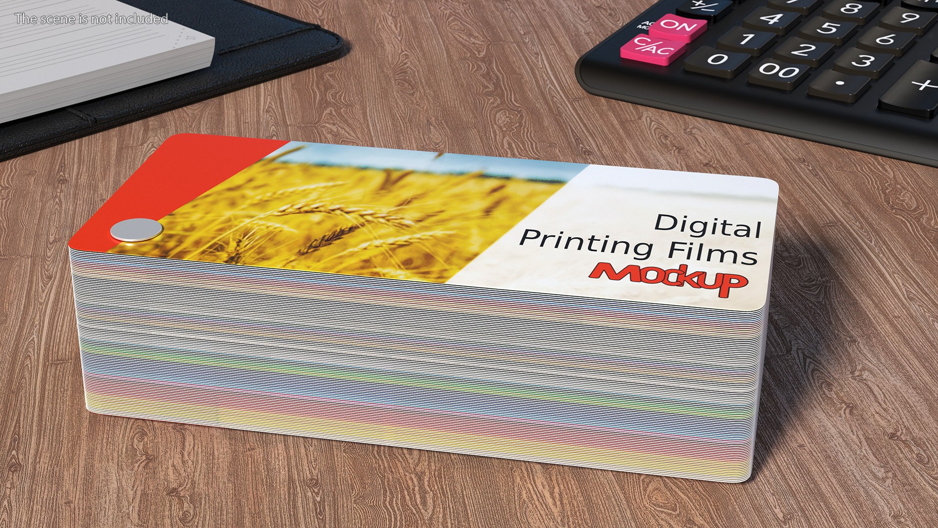 Color Palette Guide Folded Mockup 3D - TurboSquid 2104663