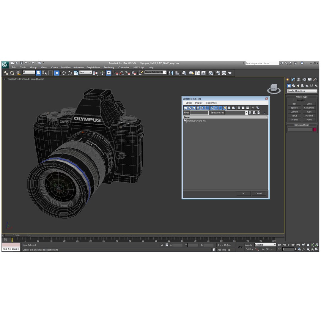 Olympus Om-d E-m5 16mp 3d Model