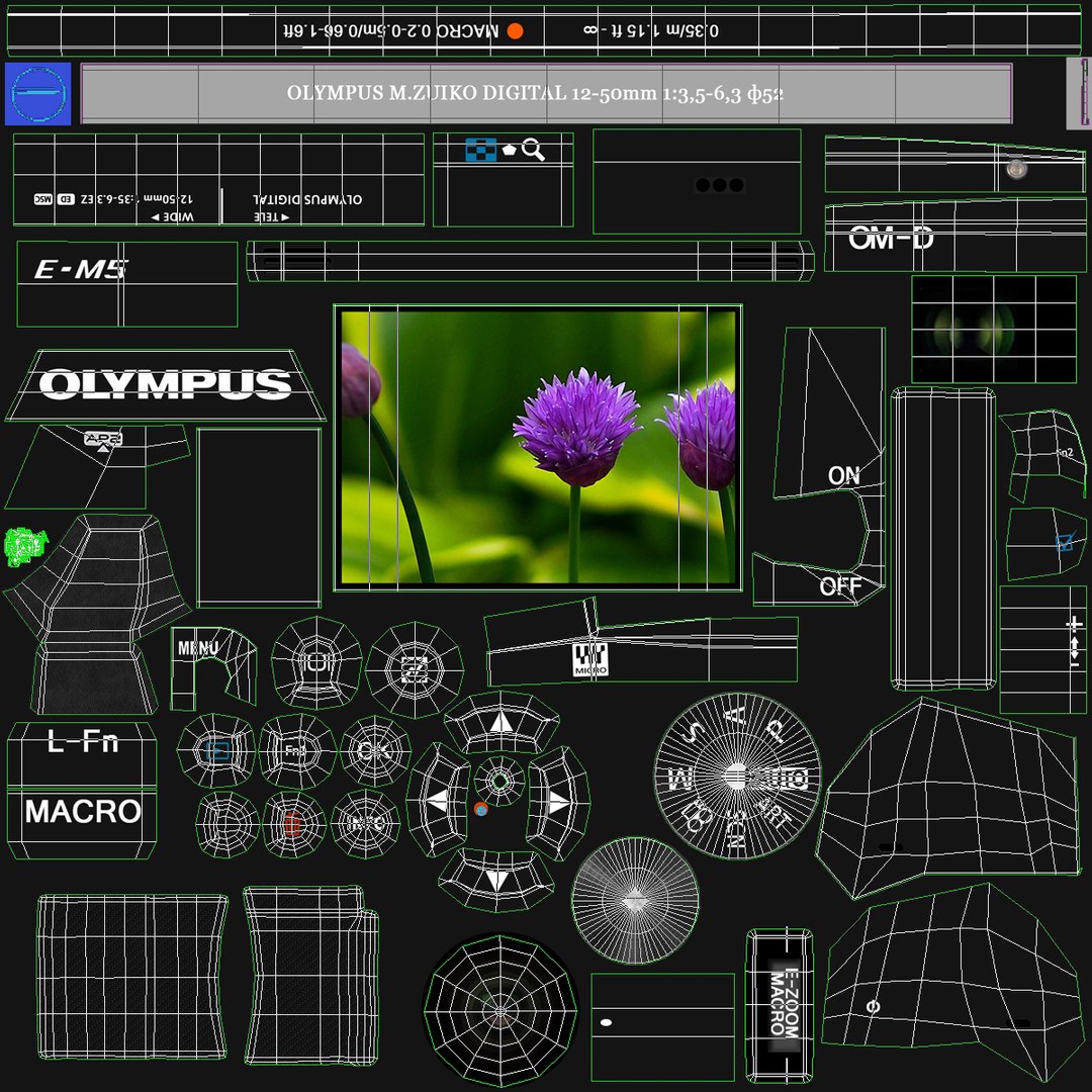 Olympus Om-d E-m5 16mp 3d Model