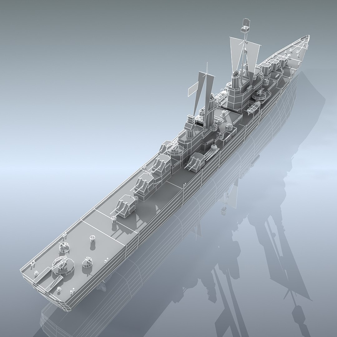 Uss Oakland Cl-95 Cl 3d Max