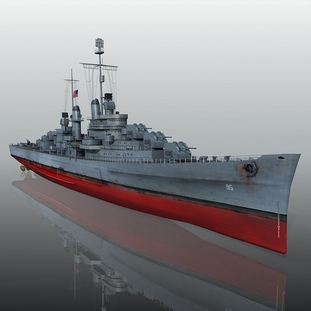 Uss Oakland Cl-95 Cl 3d Max