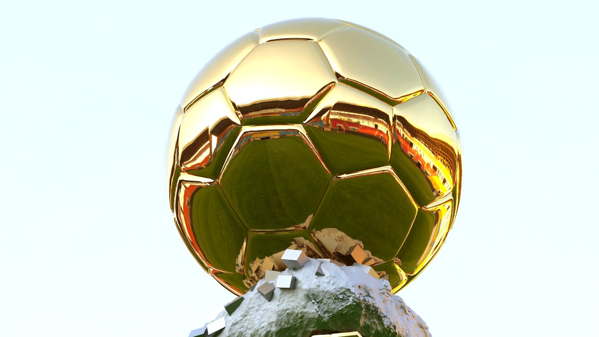 Golden Ball 3D Model - TurboSquid 1904157