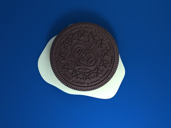 3d model oreo cookies