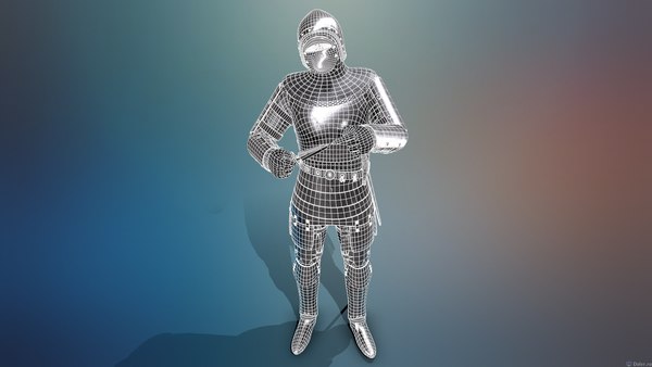 Knight male character 3D model - TurboSquid 1666543