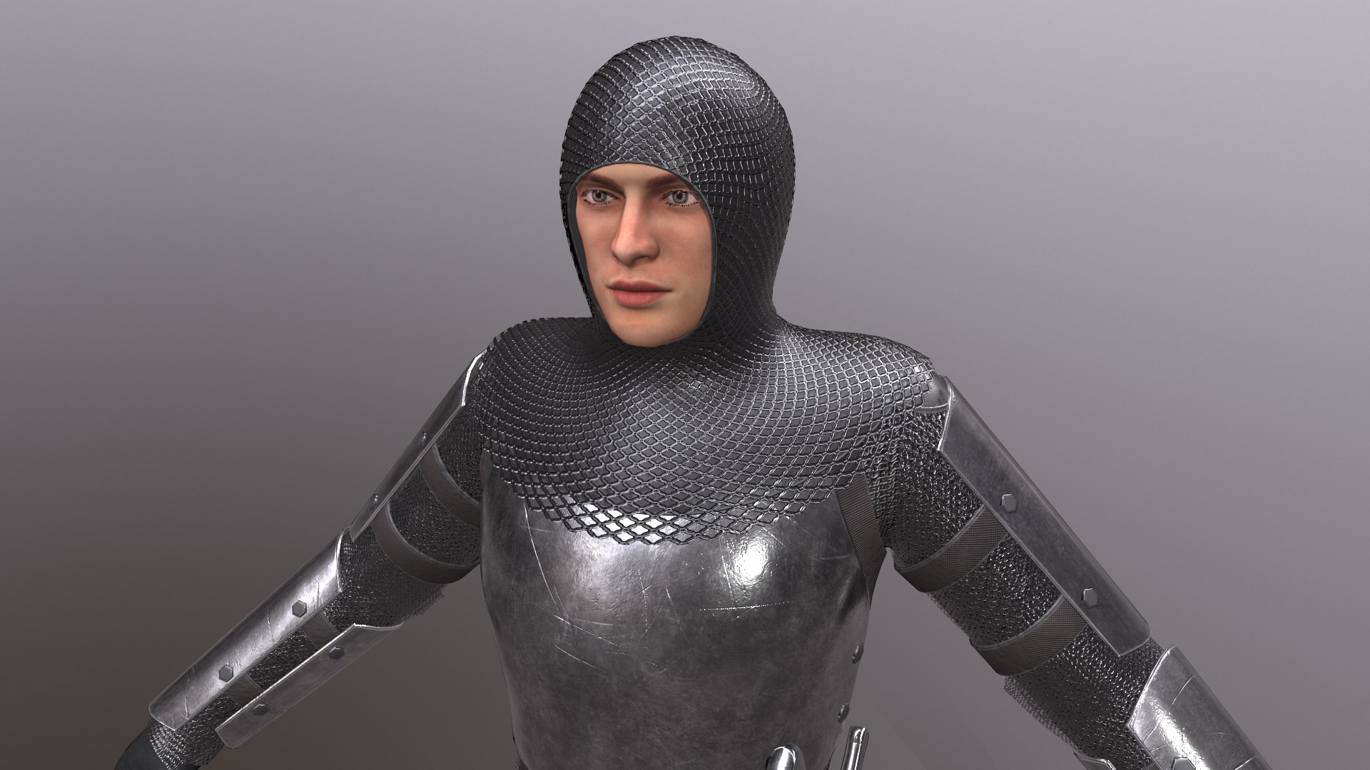 Knight Male Character 3D Model - TurboSquid 1666543