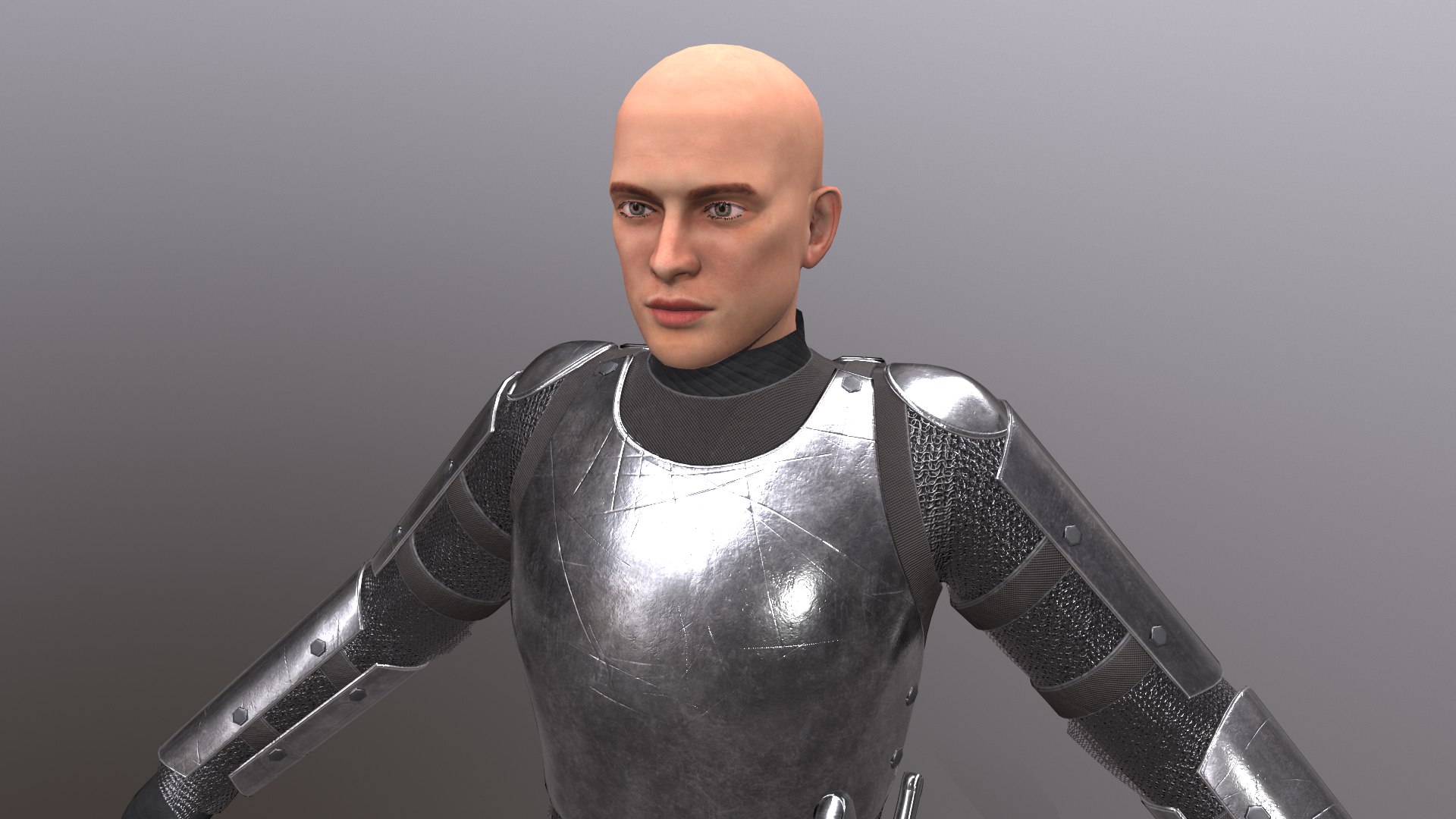 Knight Male Character 3D Model - TurboSquid 1666543