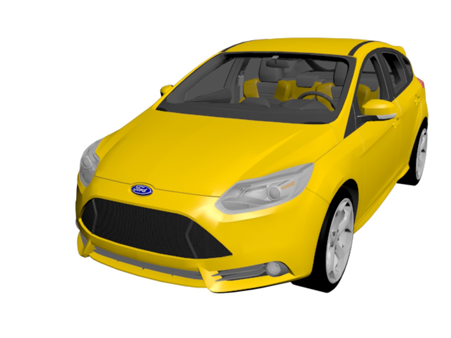 Focus St 2012 3D Model - TurboSquid 1218522