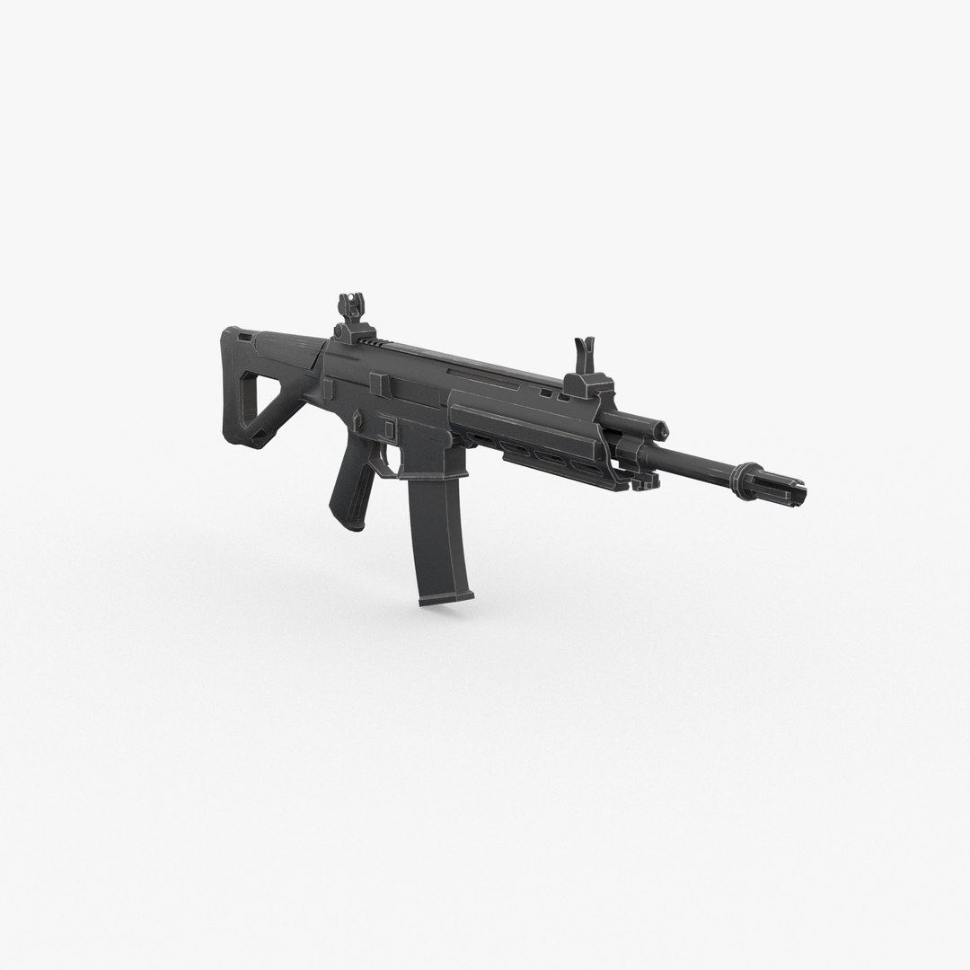 modelo 3d Gun Lowpoly Kitbash 27 - TurboSquid 1901994