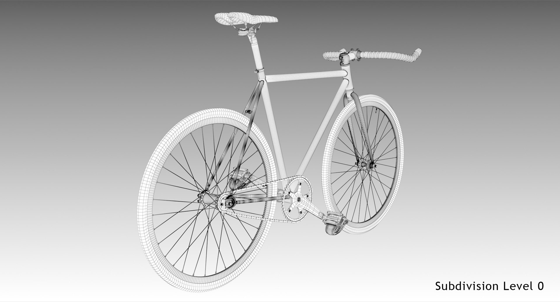 3D Bike Fixie - TurboSquid 1177799