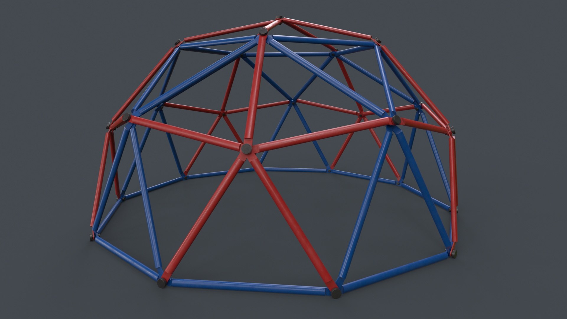 3D PBR Outdoor Playground Geodesic Climbing Dome - TurboSquid 2033714