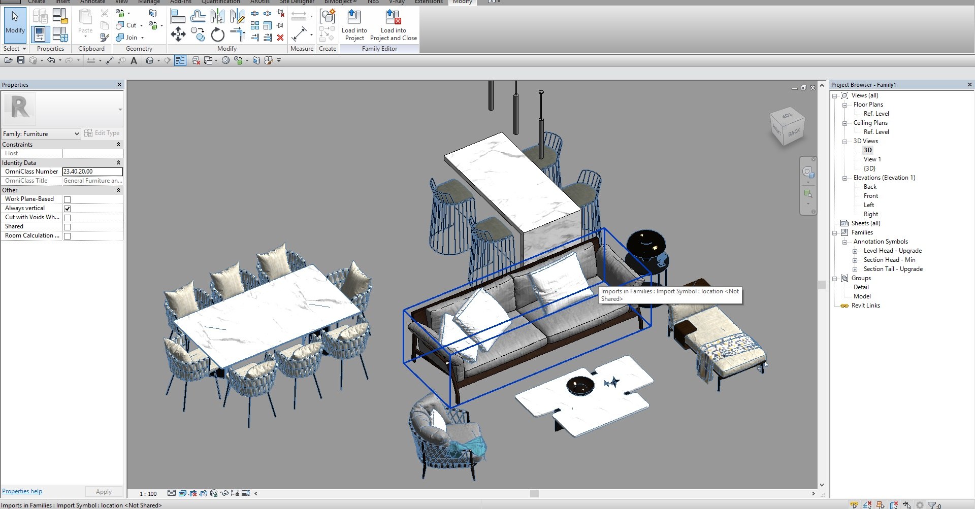 Revit Family 3D Model - TurboSquid 1552980