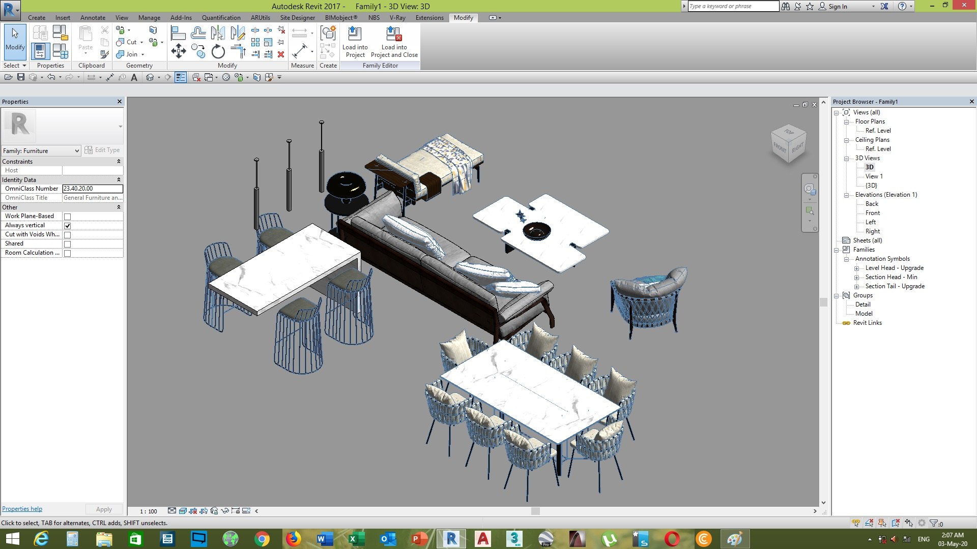 Revit Family 3D Model - TurboSquid 1552980