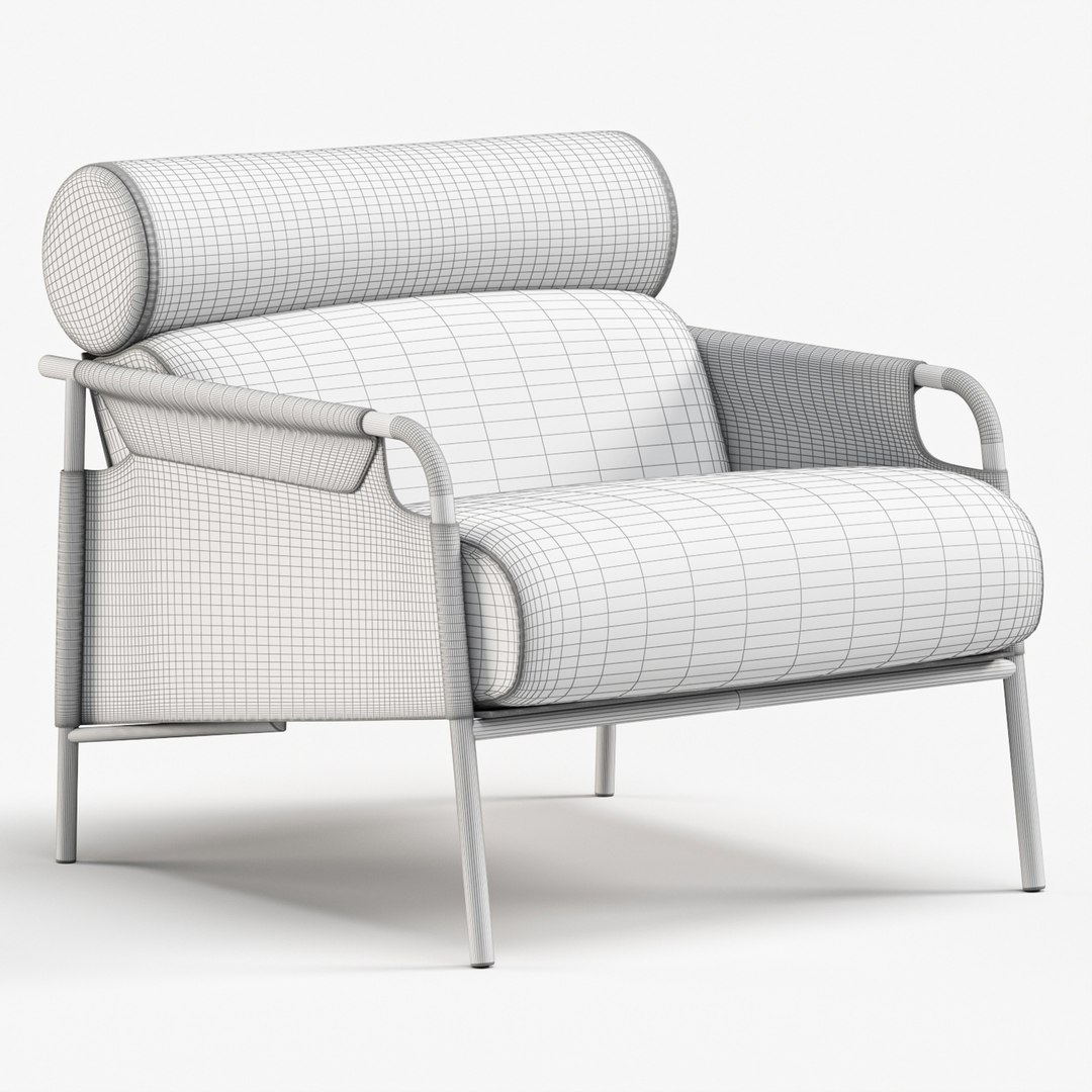 3D Roll Chair Doimo Brasil Model - TurboSquid 2394973