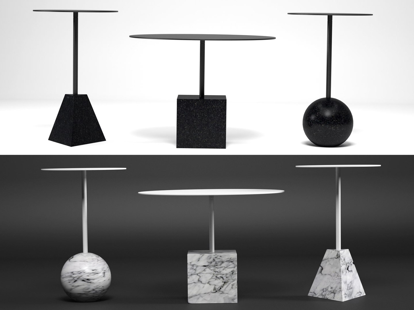 Free knockout tables model - TurboSquid 1172511