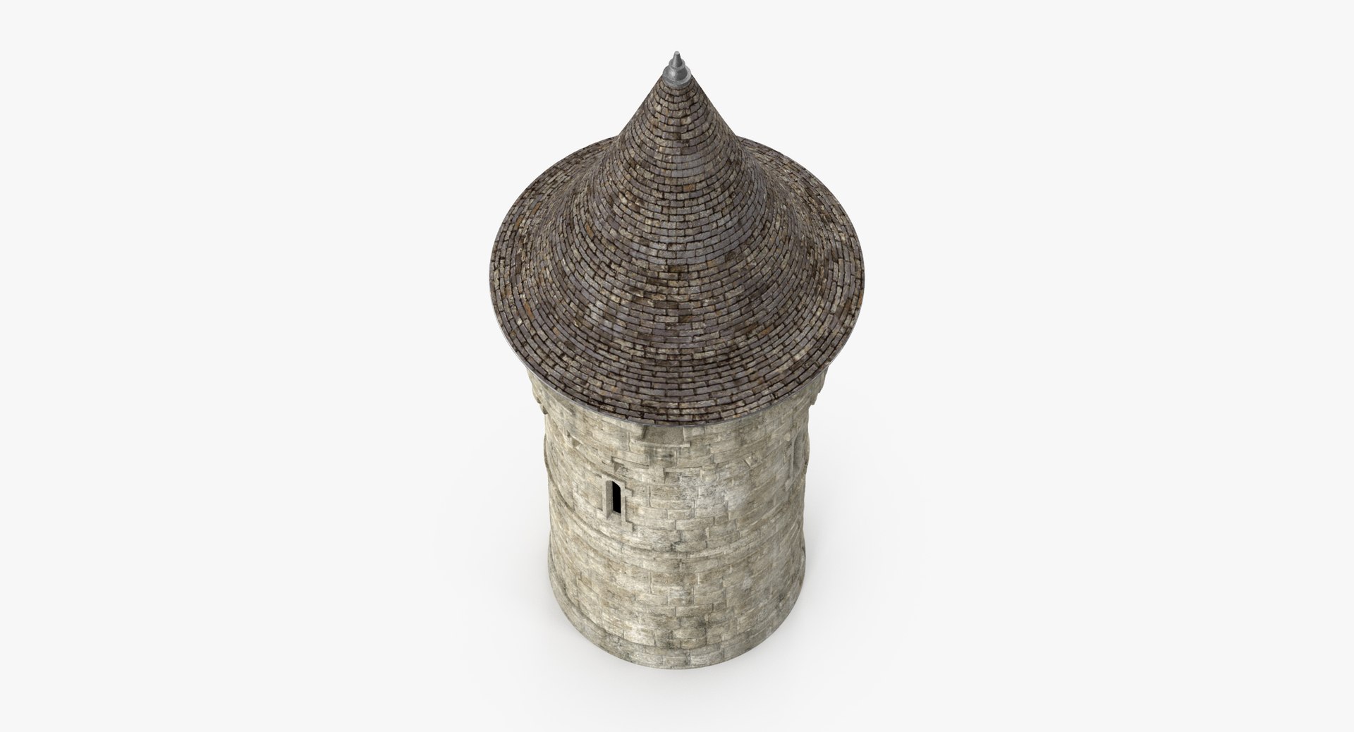 3d Turret Roof 03 Model