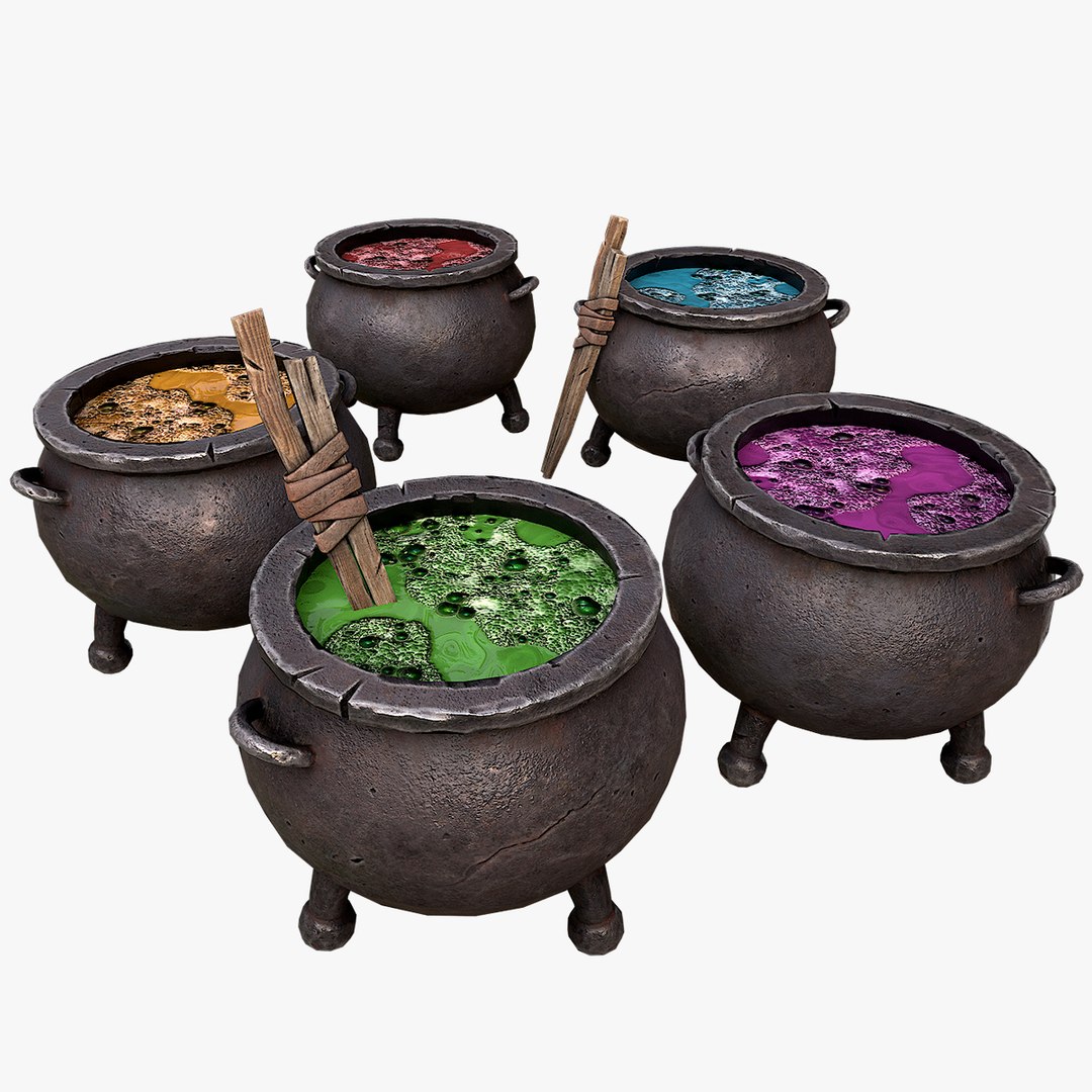 3D Witch Cauldron - TurboSquid 1836558