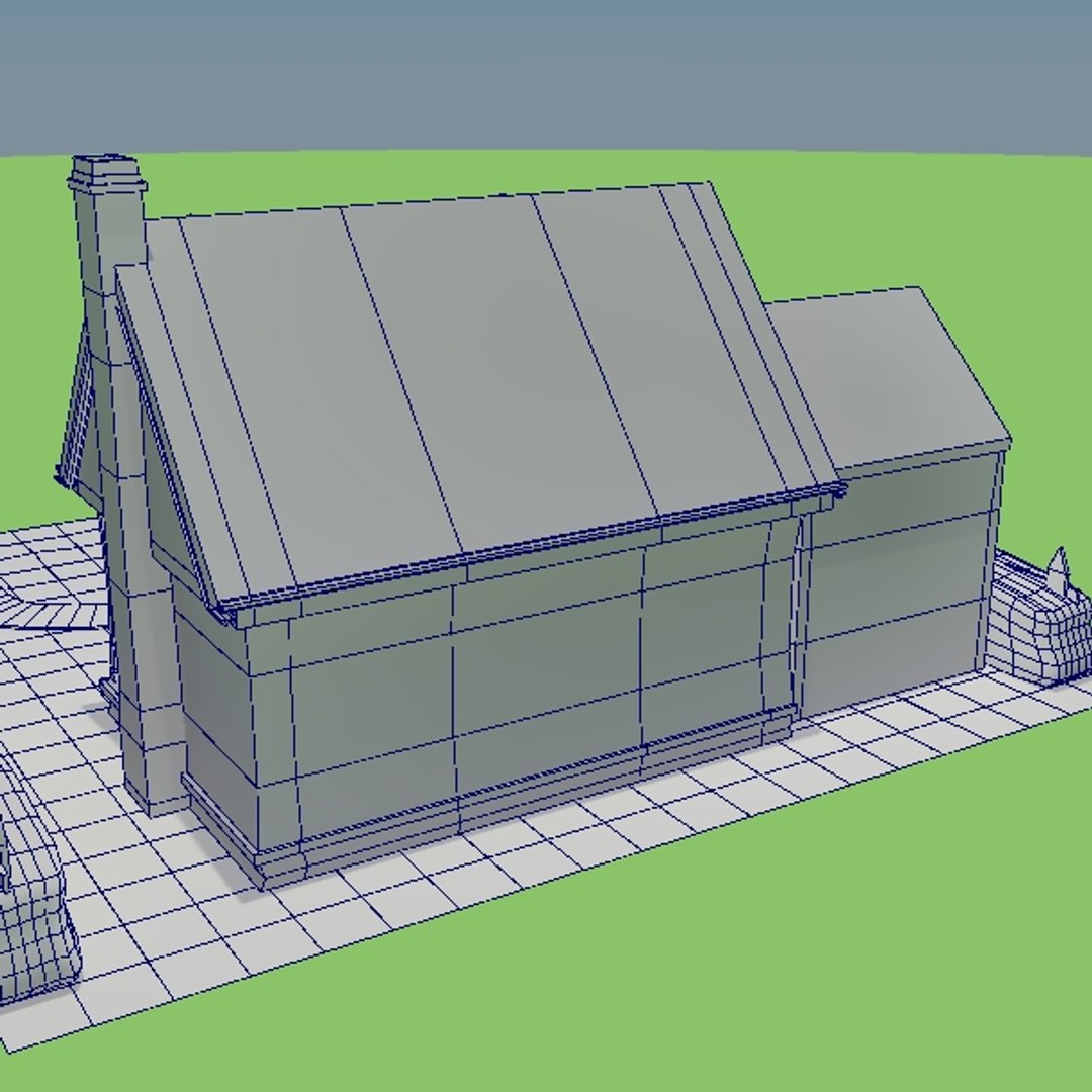 3d Stylised Cartoon House