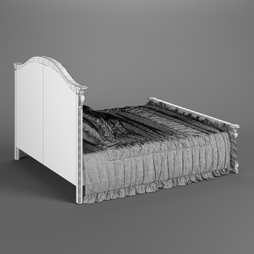 230-1 Carpenter Bed Plan 3D Model - TurboSquid 1192791