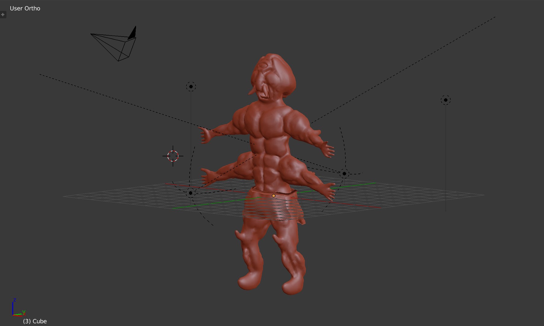 3D Cyclops Creature Fantasy - TurboSquid 1397718