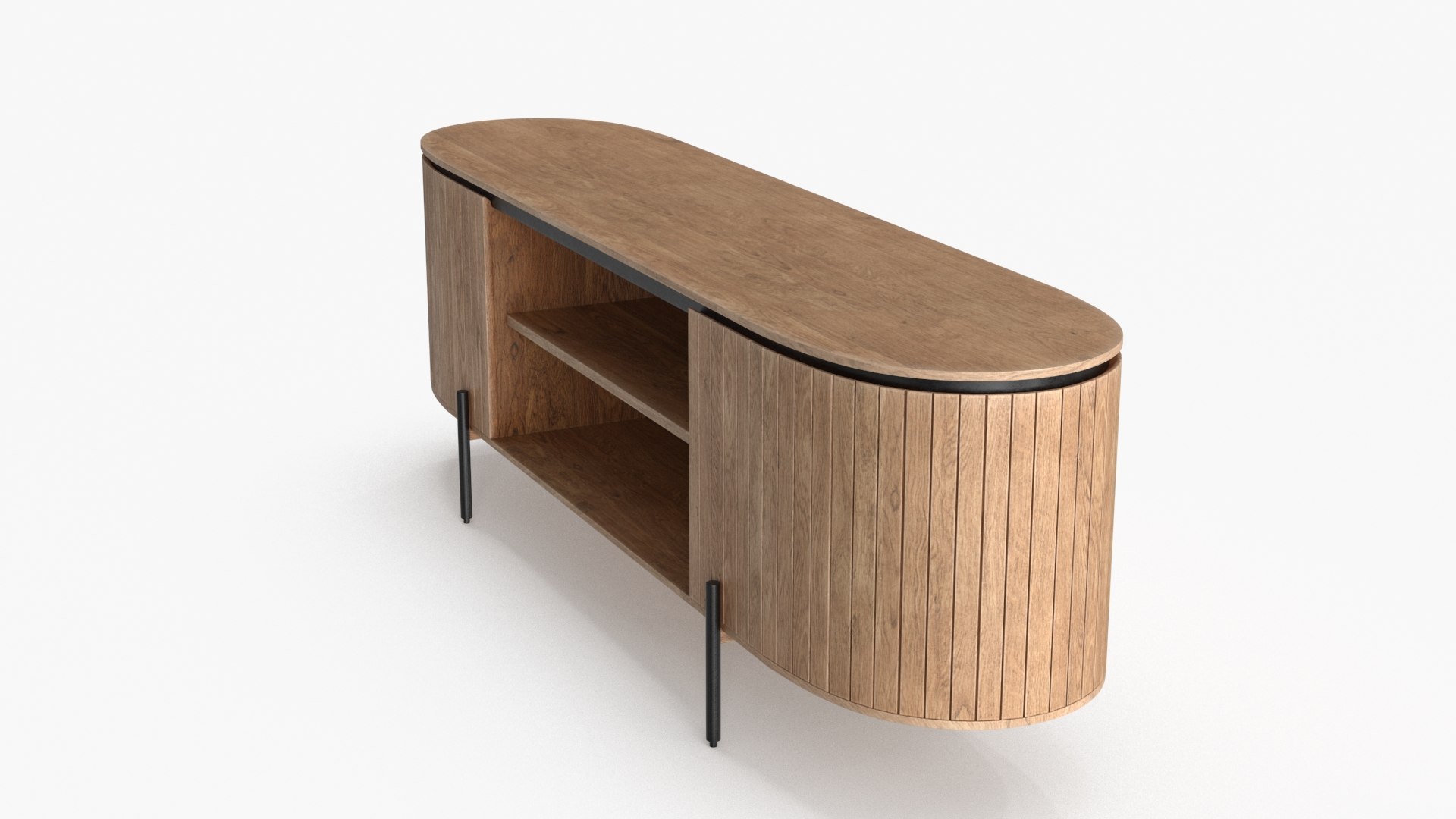 3D TV Console Table - TurboSquid 2219286