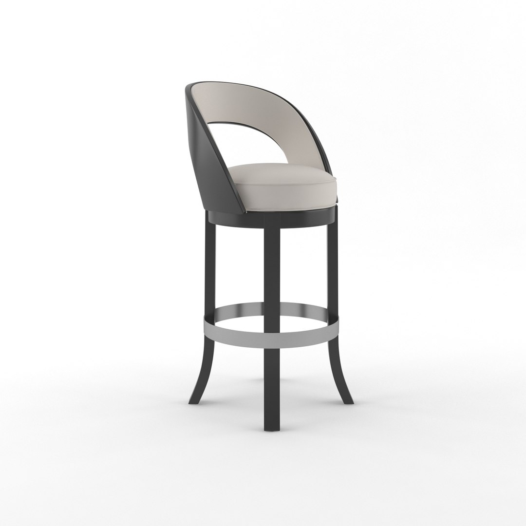 3D spaulding bar stool - TurboSquid 1519577