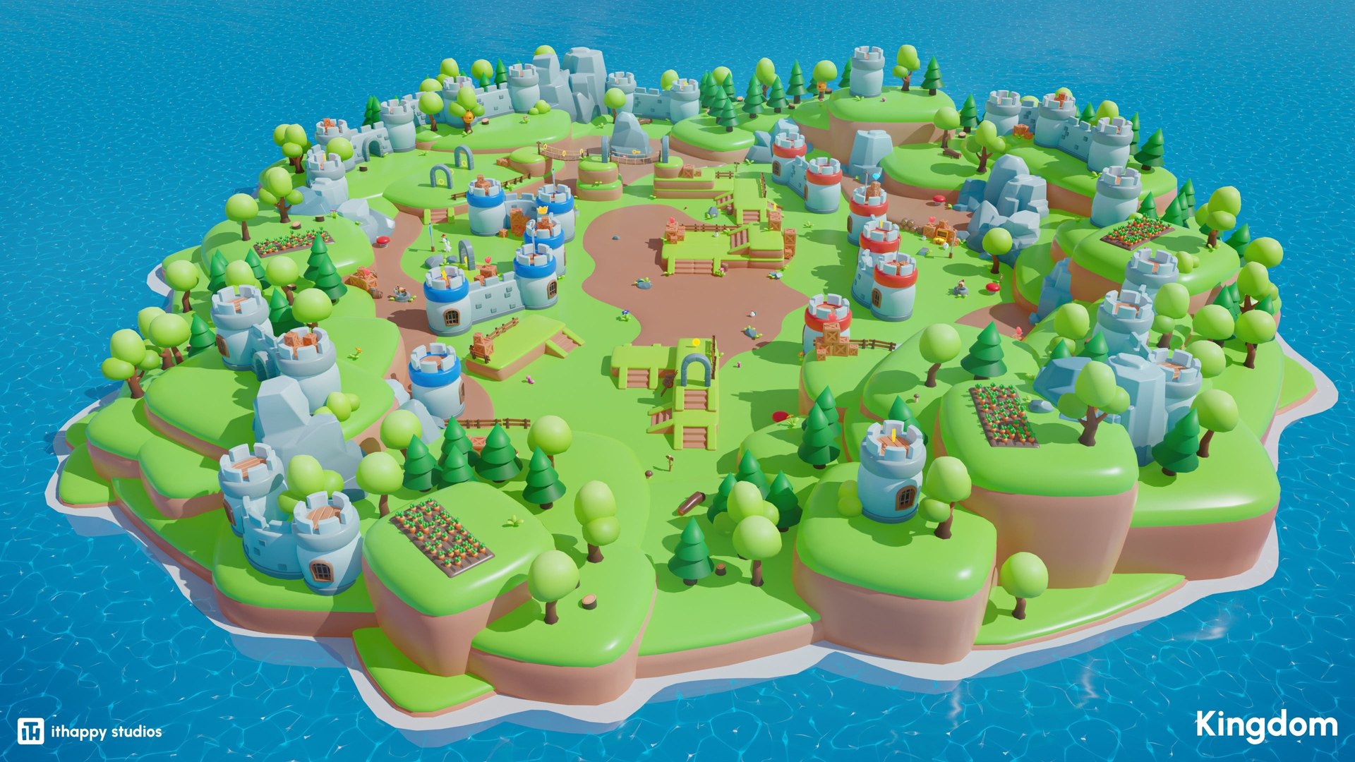 3D Kingdom Model - TurboSquid 2325364