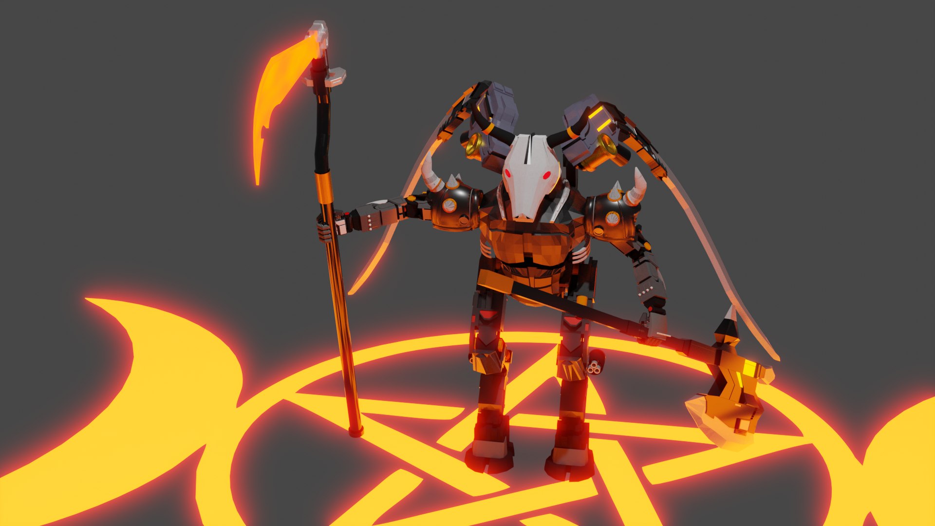 3D model Demonic Mech - TurboSquid 1995712