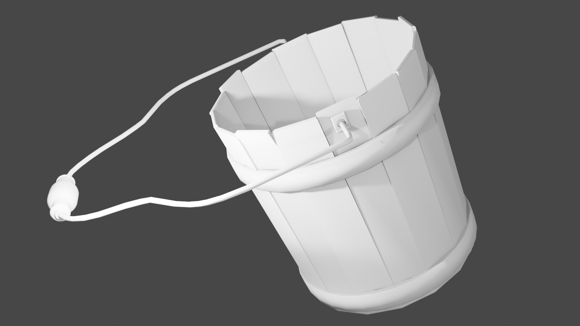 Wood Bucket 3D - TurboSquid 2107014