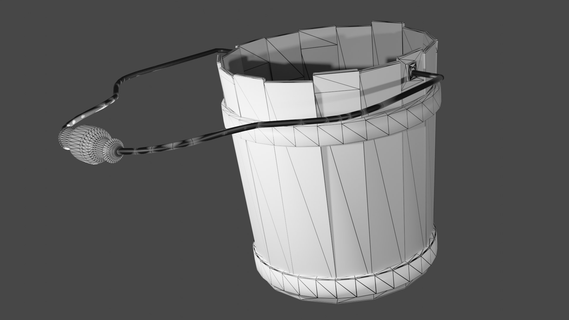 Wood Bucket 3D - TurboSquid 2107014