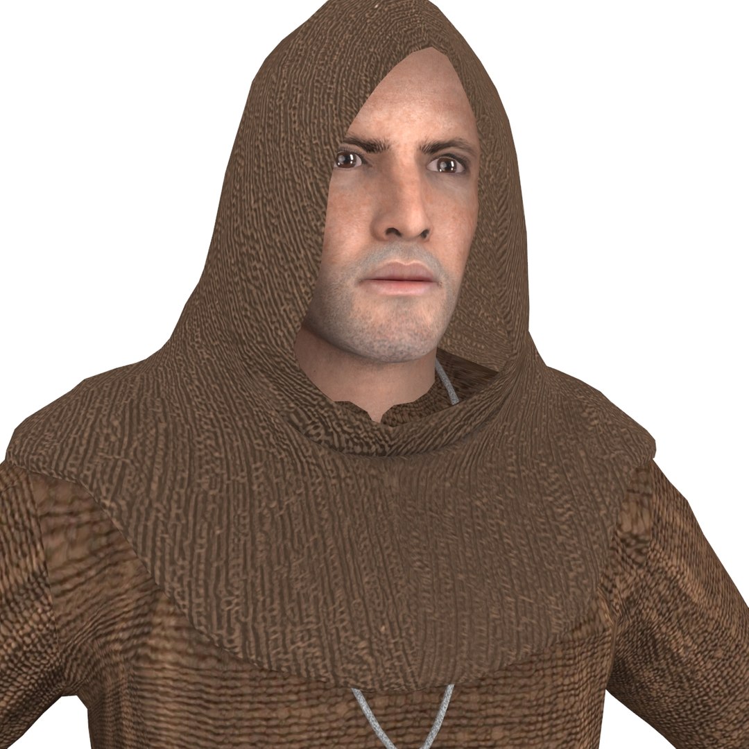 Priest male man 3D model - TurboSquid 1279136